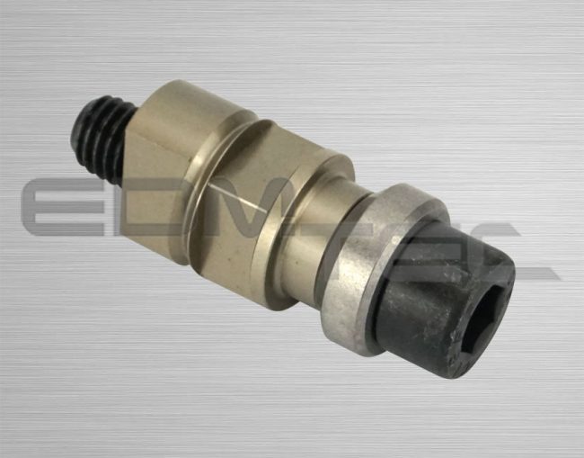 Chucking spigot with flush bore – Eroding accessories | EDM-TEC oHG