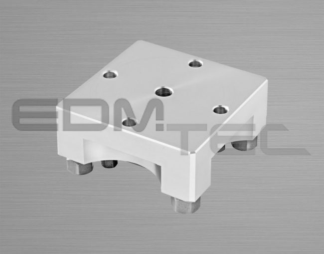 Universal-Plate, 80×80 mm, Aluminium – Eroding accessories | EDM-TEC oHG